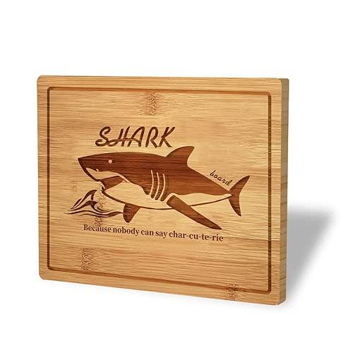 Amazon.com: Shark Charcuterie Board,Personalized Charcuterie Board ...