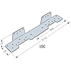 Simpson Strong Tie LSCZ ZMAX Galvanized 18-Gauge Adjustable Stringer ...