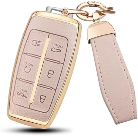Amazon.com: QBUC for Genesis Key Fob Cover with Keychain, Leather ...