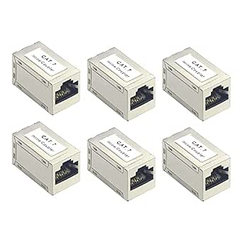 Amazon.com: VCELINK RJ45 Coupling Cat7 LAN Coupling for LAN Cable ...