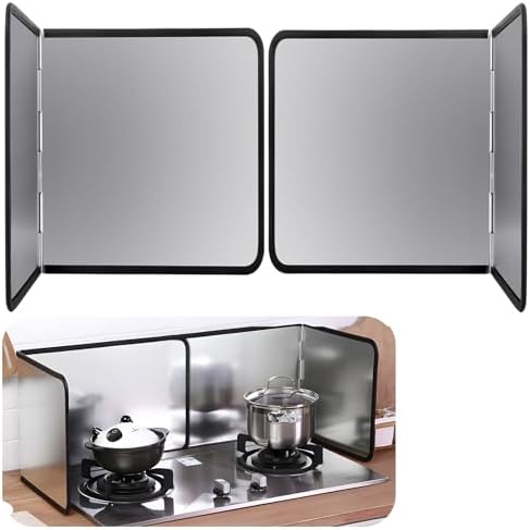 Amazon.com: Foldable Stove Splatter Guard Grease Shield Nonstick Oil ...