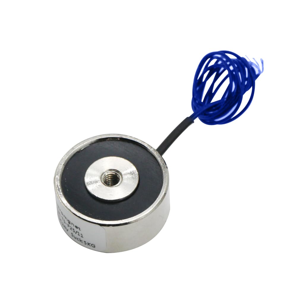 Snapklik.com : 50N, 25 X 11mm, DC12V Micro Electric Lifting Magnet ...