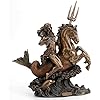 Amazon.com: Veronese Design Poseidon Riding Hippocampus with Trident ...