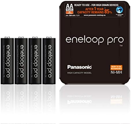 PANASONIC ENELOOP Pro R6/AA 2500MAH, 4 PCS, Sliding Pack : Amazon.es ...