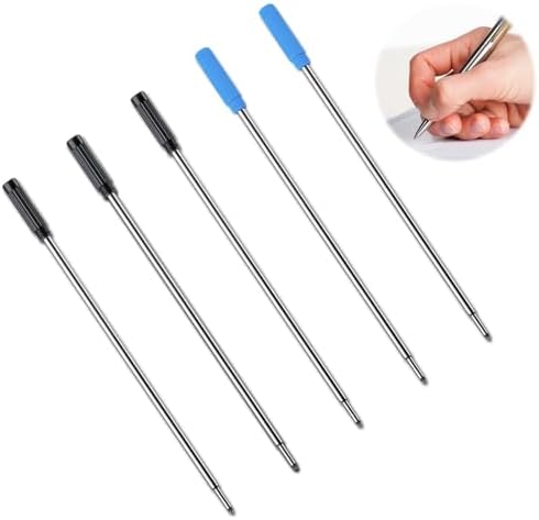 INBOLM Pen Refills, 5 Pcs Replaceable Ballpoint Pen Refills Cross Pen ...