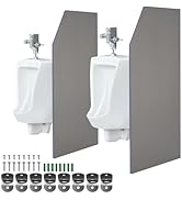 Urinal Partition, Wall-mounted Urinal Screen Toilet Partition,Men’s ...