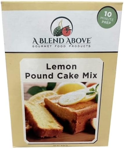 Amazon.com: A Blend Above Lemon Pound Cake Mix, Zesty Sunshine: Lemon ...