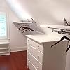 Amazon.com: Sloped Ceiling Clothes Rod & Shelf Bracket (Chrome Finish ...