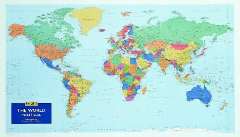 Philip's Wall Maps: World (Digital) (Wall Map): 9780540064922: Amazon ...
