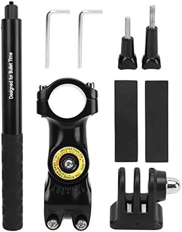 Camera Bike Handlebar Mount, 360 Rotation Action Camera Clamp Holder ...