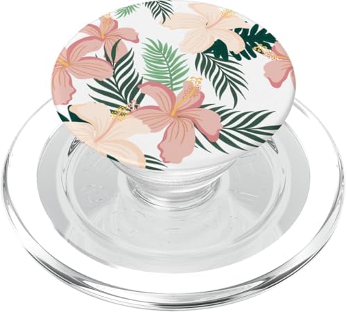 Amazon.com: Tropical Hibiscus Flower of Hawaii with Floral Pattern ...