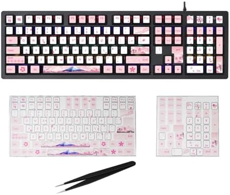 Amazon.com: Computer Keyboard Stickers 104/108 Keys Creative Cute ...