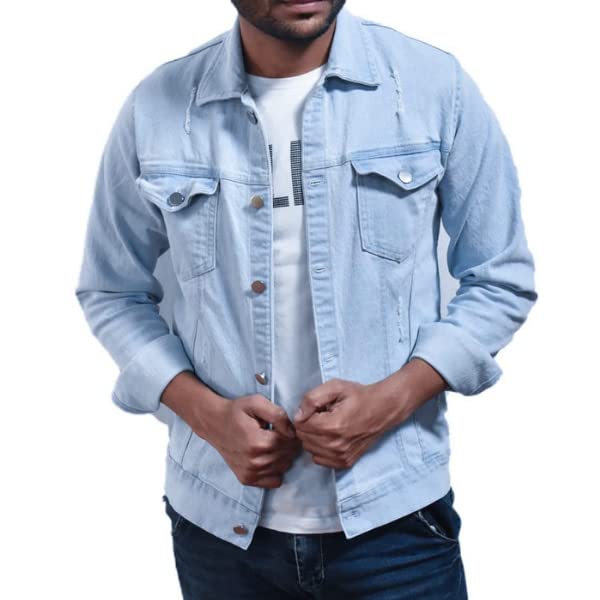 Buy Lorate Men's Fashion Full Sleeves Latest Jacket for Men With Button ...