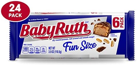 Amazon.com : Mini Baby Ruth Chocolate, 5LBS : Chocolate Candy : Grocery ...