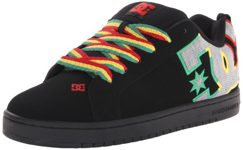DC Men's Court Graffik SE Skate Shoe,Rasta Gradient,14 M US | Amazon ...