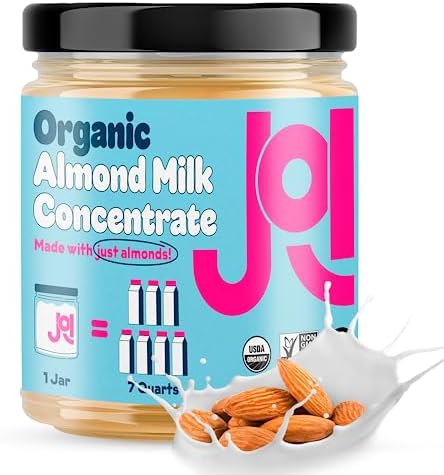 Amazon.com: New Organic Almond Milk Unsweetened Plain Concentrate by ...