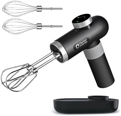 Amazon.com: Cordless Electric Whisk - Hand Mixer Portable Handheld ...
