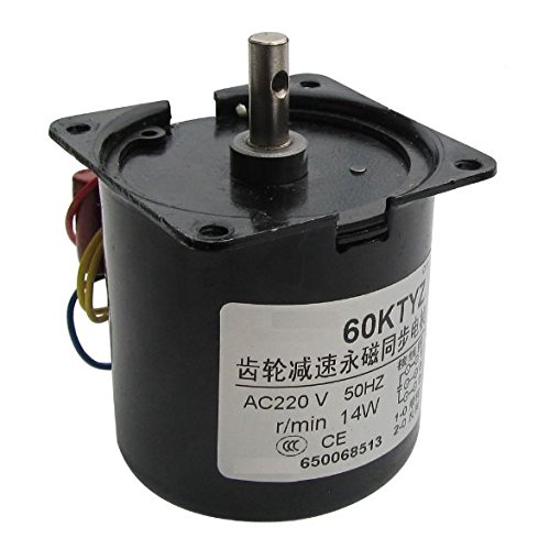 Generic 40RPM 60KTYZ AC permanent magnet synchronous motor,220V 14W Two ...