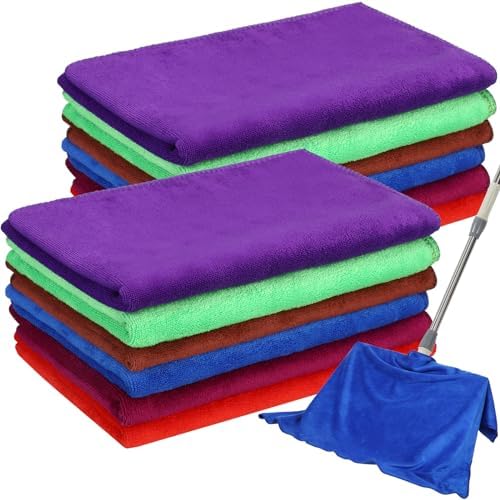 Amazon.com: Hahafelt 12 Pcs Extra Large Microfiber Cleaning Cloths Bulk ...