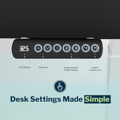 Vari ComfortEdge 80x80 L-Shape Electric Standing Desk - Height ...