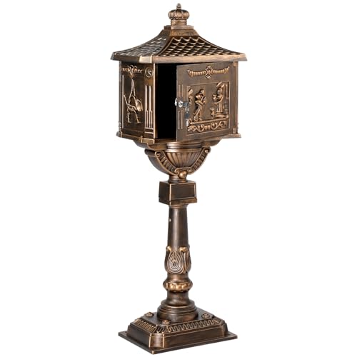 Amazon Best Sellers: Best Post-Mount Mailboxes