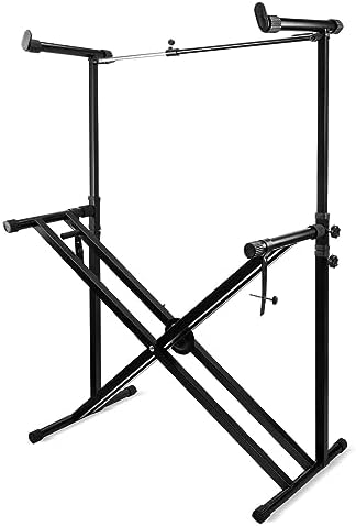 Amazon.com: Vousile 2 Tier Keyboard Stand, Double Keyboard Stand for ...