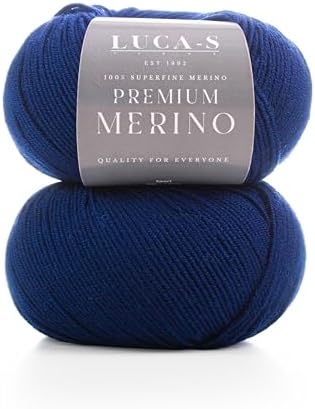 Amazon.com: Set of 2 Premium Merino Yarn 4Ply Wool, Superwash Baby ...
