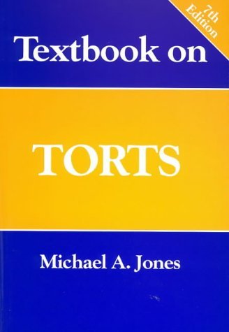 Textbook on Torts (Textbook): Michael A. Jones: 9781841740270: Amazon ...