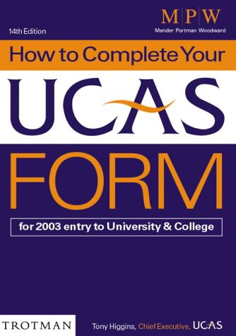 How to Complete Your Ucas Form for 2003 Entry | Amazon.com.br
