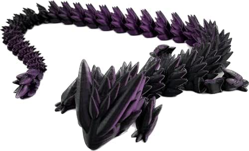 Amazon.com: Spiky Dragon Fidget Toy - Articulated Spiky Dragon (L, Dual ...