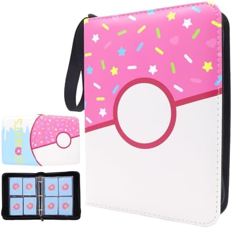 Amazon.com: CLOKORIA Card Binder for Girls Gifts,440 Cards Collectible ...