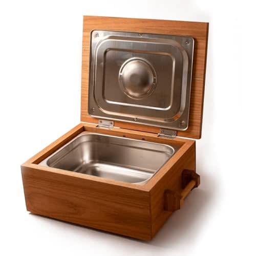 Grillbox "Excelente Calidad" para carne asada de madera de Encino ...