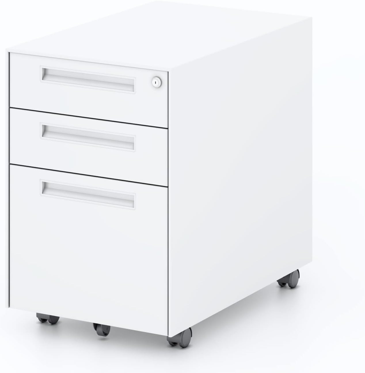 Amazon.com: 3-Drawer Rolling File Cabinet, Metal Mobile File Cabinet ...