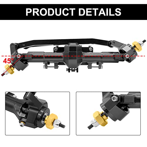 OGRC Essieux avant et arrière + 5 mm d'extension avec engrenage OD 13T ...
