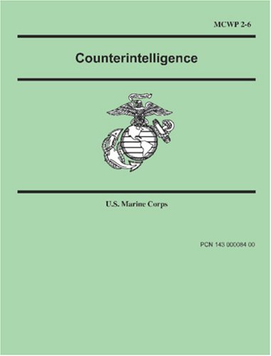 Amazon.com: Counterintelligence (Marine Corps Warfighting Publication 2 ...
