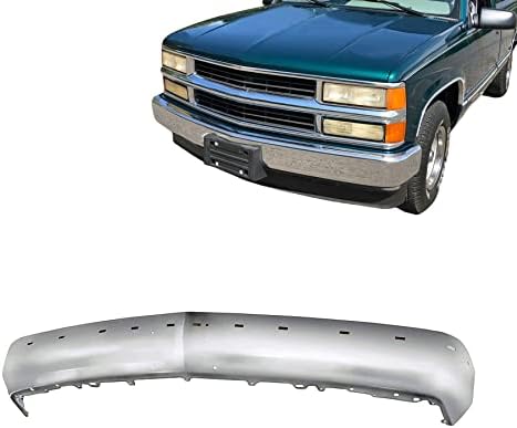 Amazon.com: Perfit Liner Chrome Front Bumper Face Bar W/O Guards Hole ...