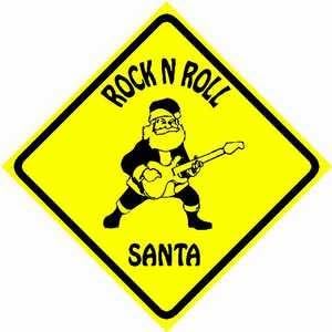 Amazon.com: ROCK N SANTA CROSSING sign st SO CUTE : Home & Kitchen