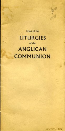 CHART OF THE LITURGIES OF THE ANGLICAN COMMUNION | Amazon.com.br