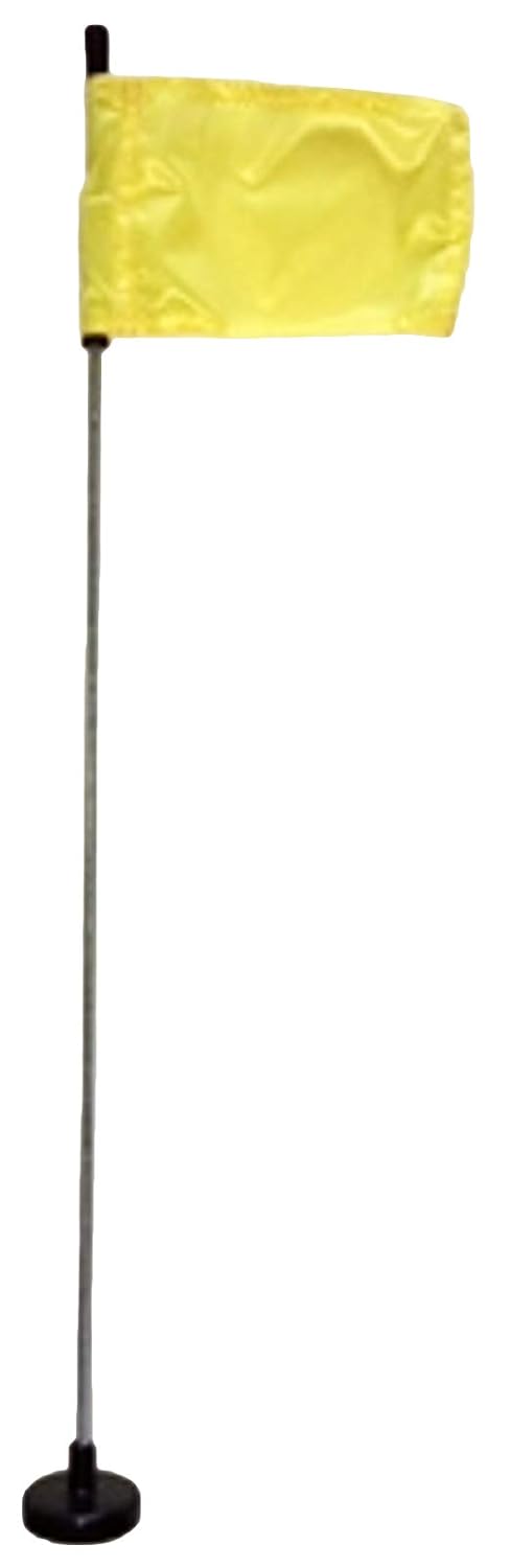 Amazon.com: Magnetic Base with 2 Foot Steel Pole and Yellow 8" x 13 ...