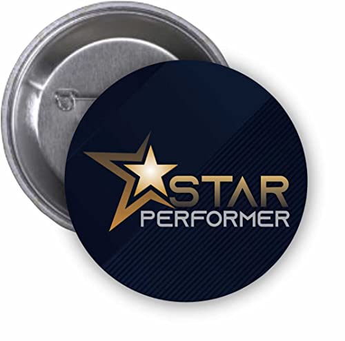 STARPERFORMER BADGES -BLACK COLOUR PACK OF (10) : Amazon.in: Toys & Games