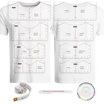 11Pcs Upgraded XL Tshirt Ruler Guide for Vinyl Alignment, Higher ...