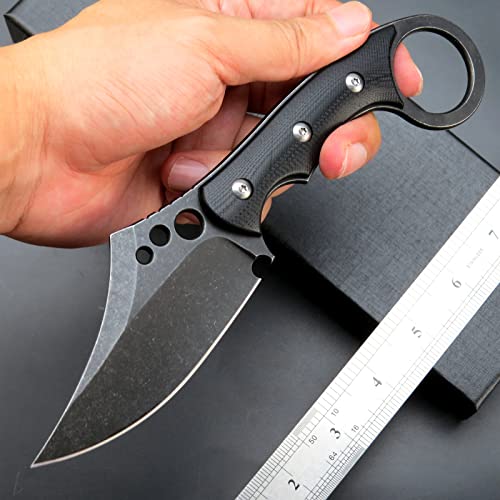 Snapklik.com : Ccanku C1116 Fixed Blade Knife,D2 Steel Blade +G10 ...