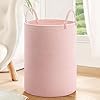 Amazon.com: INDRESSME Pink Laundry Basket for Girls Kids Laundry Hamper ...