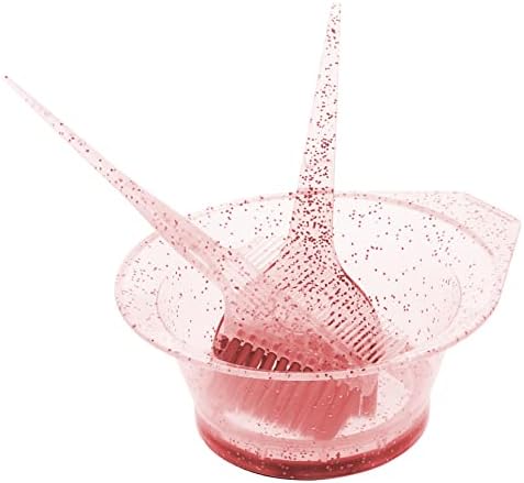 Amazon.com : Diane Tint Bowl with Brush Set, Translucent Pink : Beauty ...