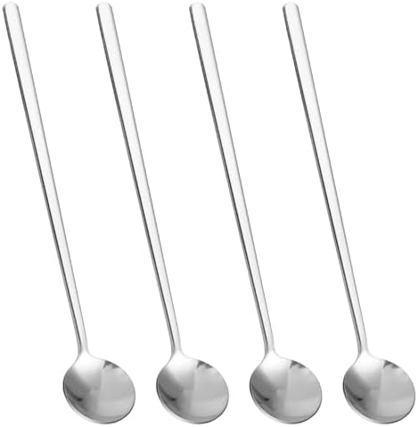 Amazon.com: 4 PCS 6.7 Inches Stainless Steel Coffee Spoons 410 Gold ...