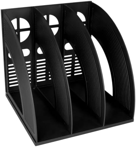 SAYEEC 1Pcs Collapsible Plastic Magazine File Holder Vertical Binder ...