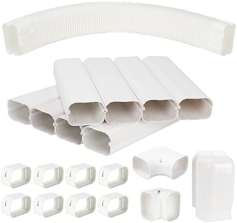 Amazon.com: TURBRO 4" W × 14' L Decorative PVC Line Cover Kit for Mini ...
