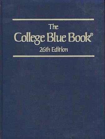 College Blue Book (College Blue Book (5v. W/CD)): Macmillan Publishing ...