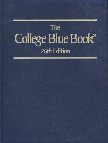 College Blue Book (College Blue Book (5v. W/CD)): Macmillan Publishing ...