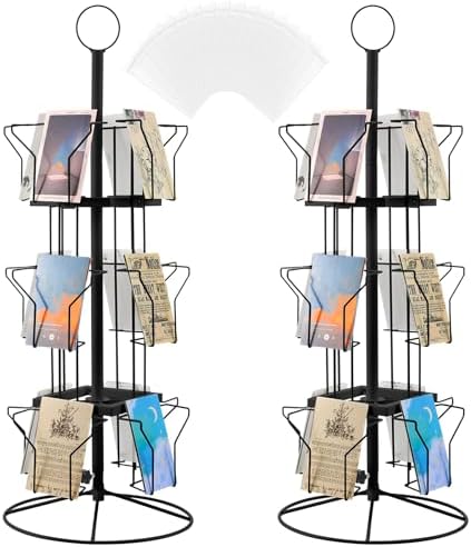 Amazon.com: Umisu Greeting Card Display Stand,12 Pockets Countertop ...